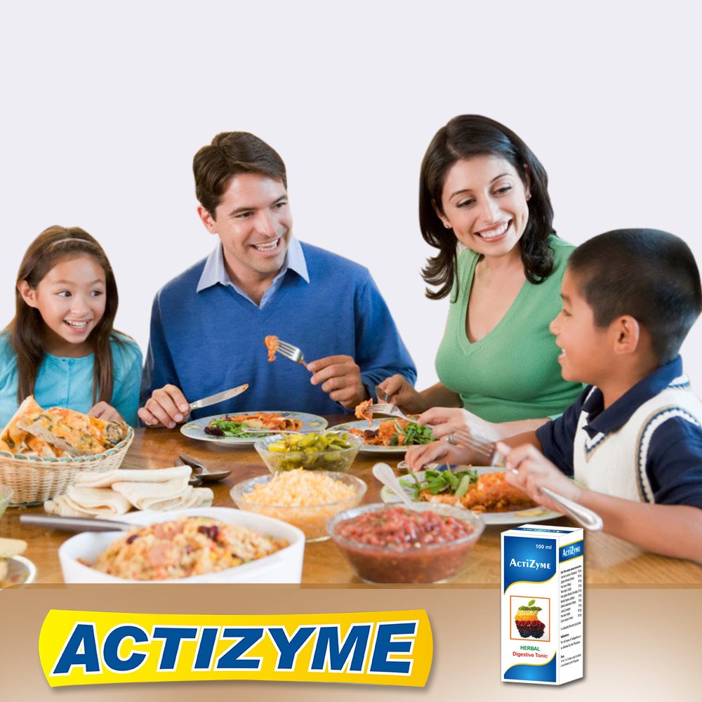 ACTIZYME ayurvedic digestive tonic - Abirami Labs